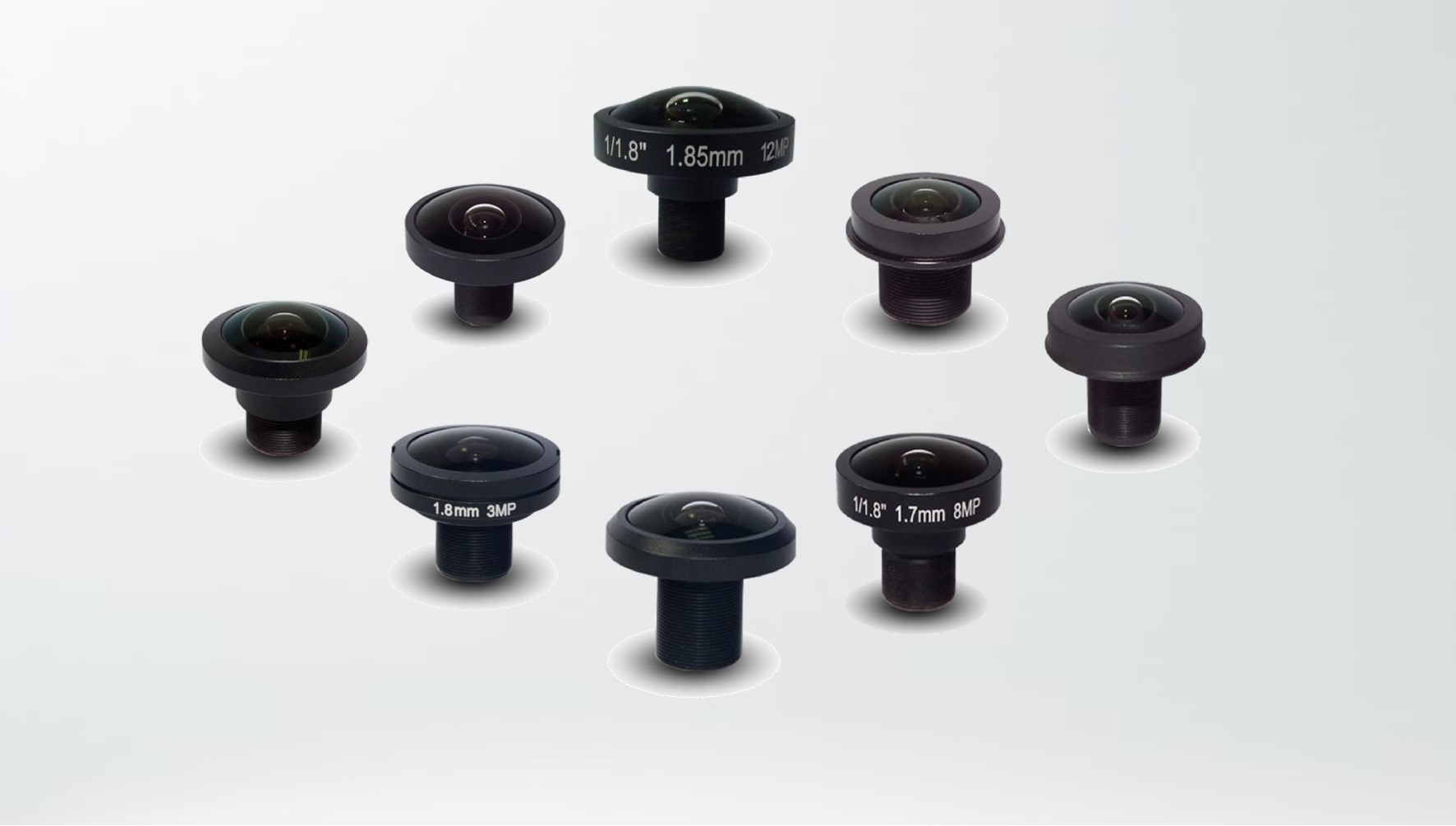 Fisheye lens, wide-angle lens with good imaging performance